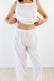 Francine White Cotton Pajama Set - Jacaranda Living