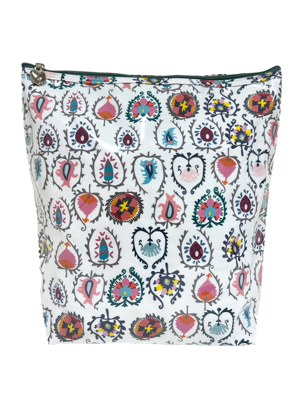 Jacaranda Living Cosmetic Bag, Water Resistant (Large) - Wild Things